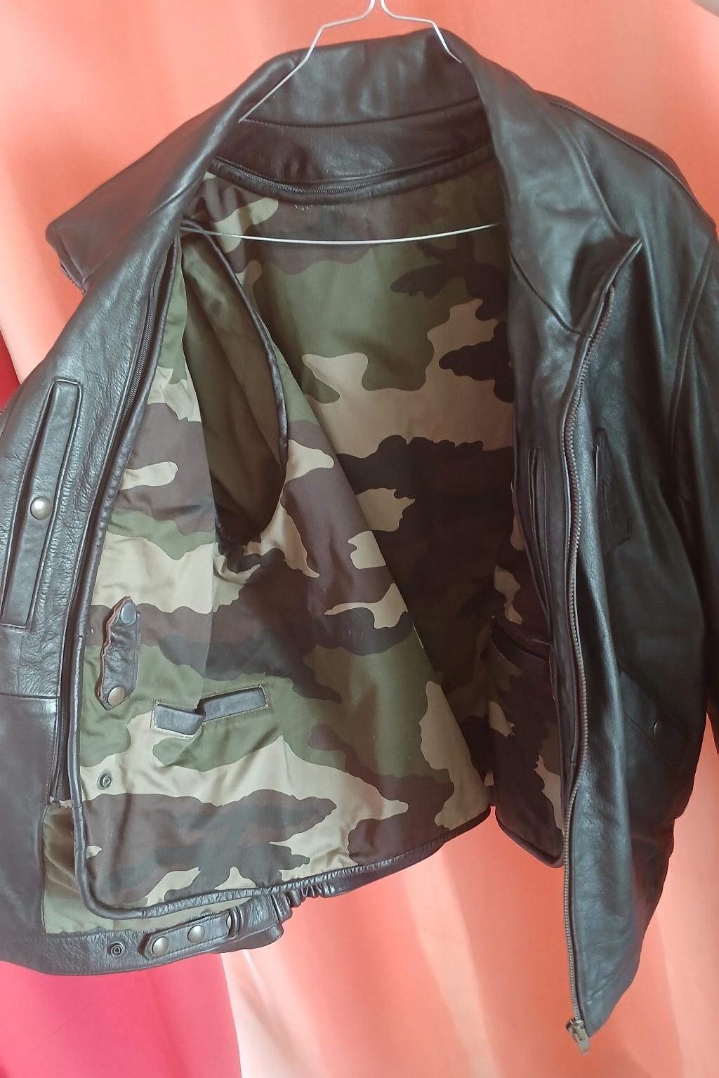 Blouson Cuir Armée de Terre