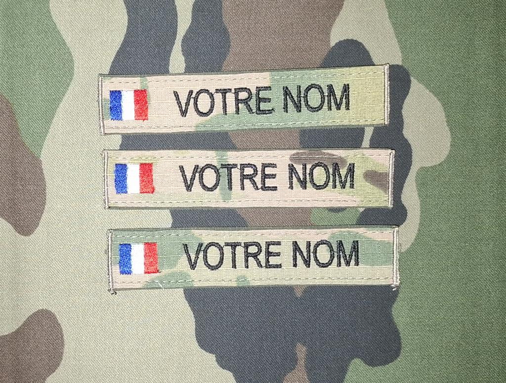 Bande CAM pour Nouvelle Tenue BME avec drapeaux aux choix (Bien lire le ...